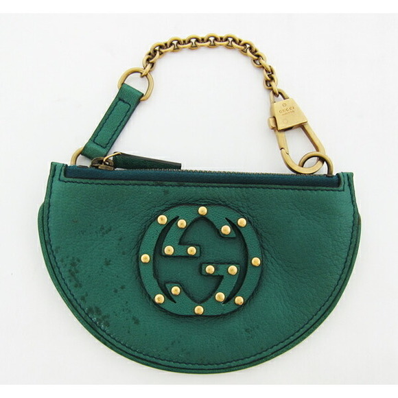 Gucci | Bags | Gucci Leather Coin Case Green | Poshmark